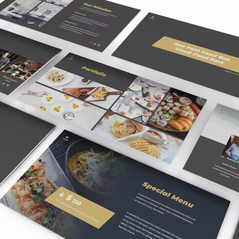 Craft Kitchen Powerpoint Template | MasterBundles