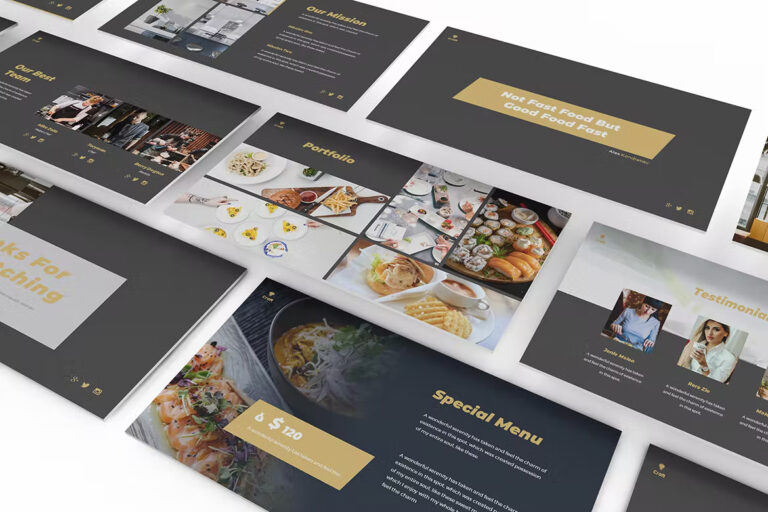Craft Kitchen Powerpoint Template – MasterBundles