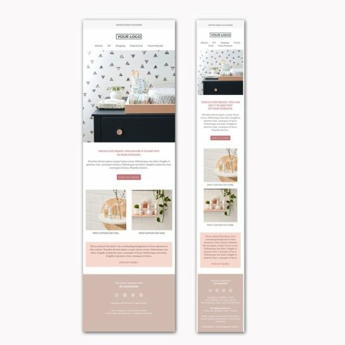 4 Mailchimp Email Templates – MasterBundles