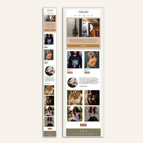 4 Mailchimp Email Templates – MasterBundles
