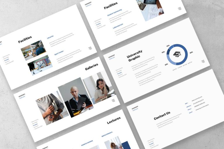 Education University Presentation Slide – MasterBundles