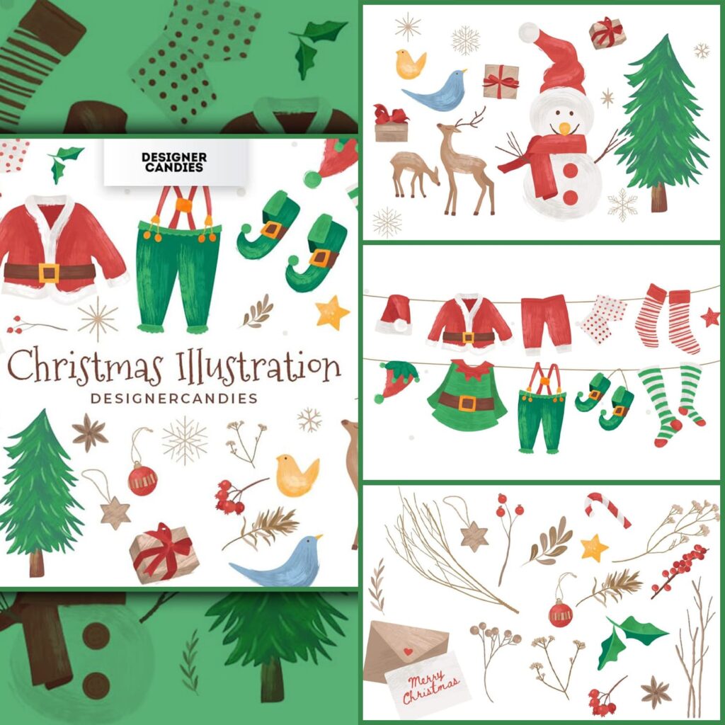 Christmas Illustrations – MasterBundles