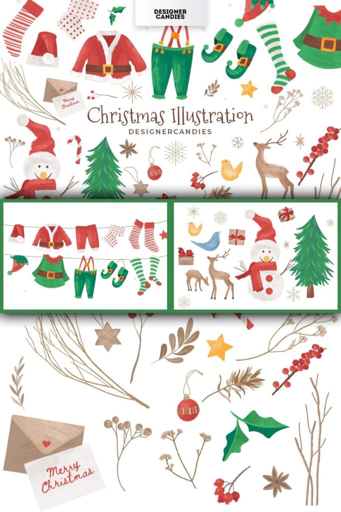 Christmas Illustrations – MasterBundles