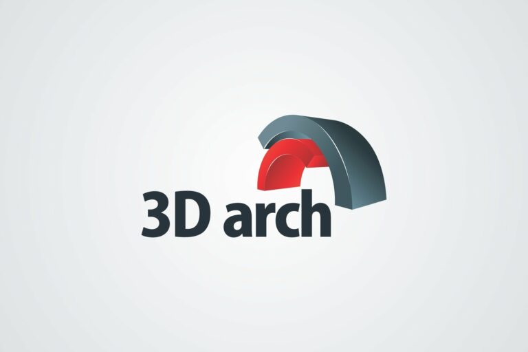 3D Arch Logo Design Template – MasterBundles