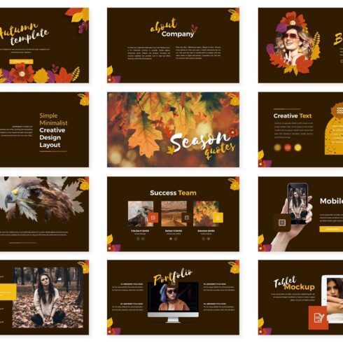 Autumn - Powerpoint Template | MasterBundles