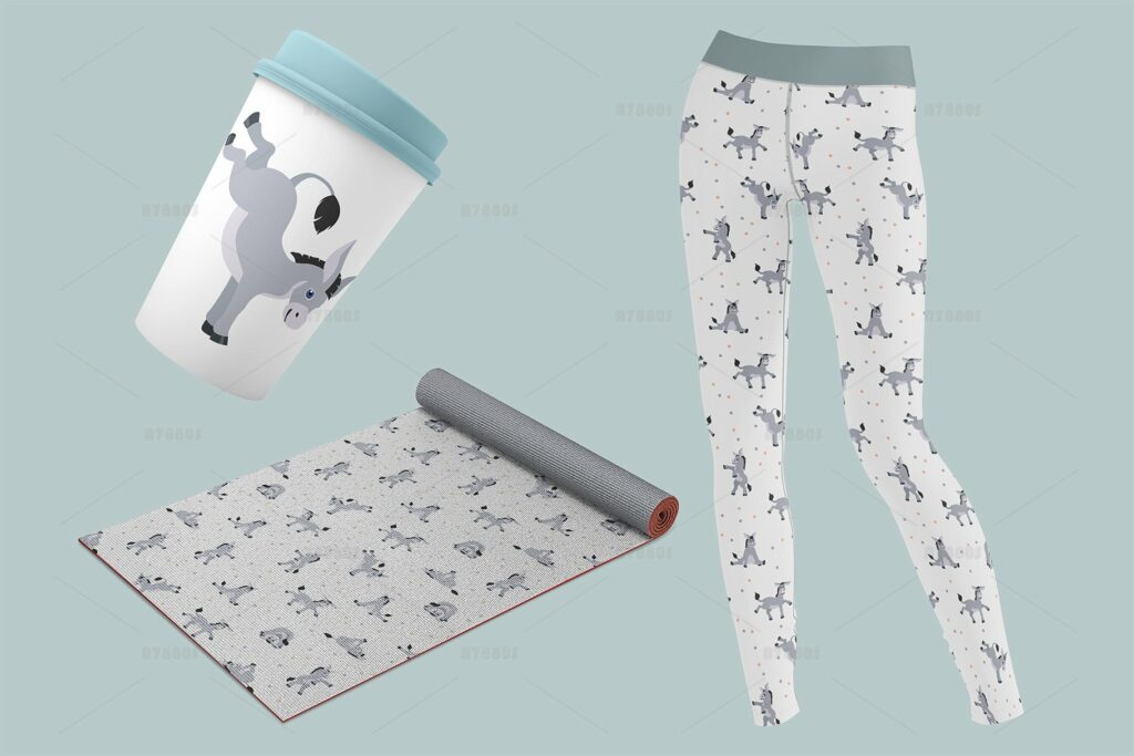 Donkey Yoga Illustrations – MasterBundles