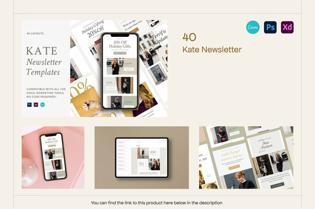 4 in1 Big Bundle Newsletter Templates – MasterBundles