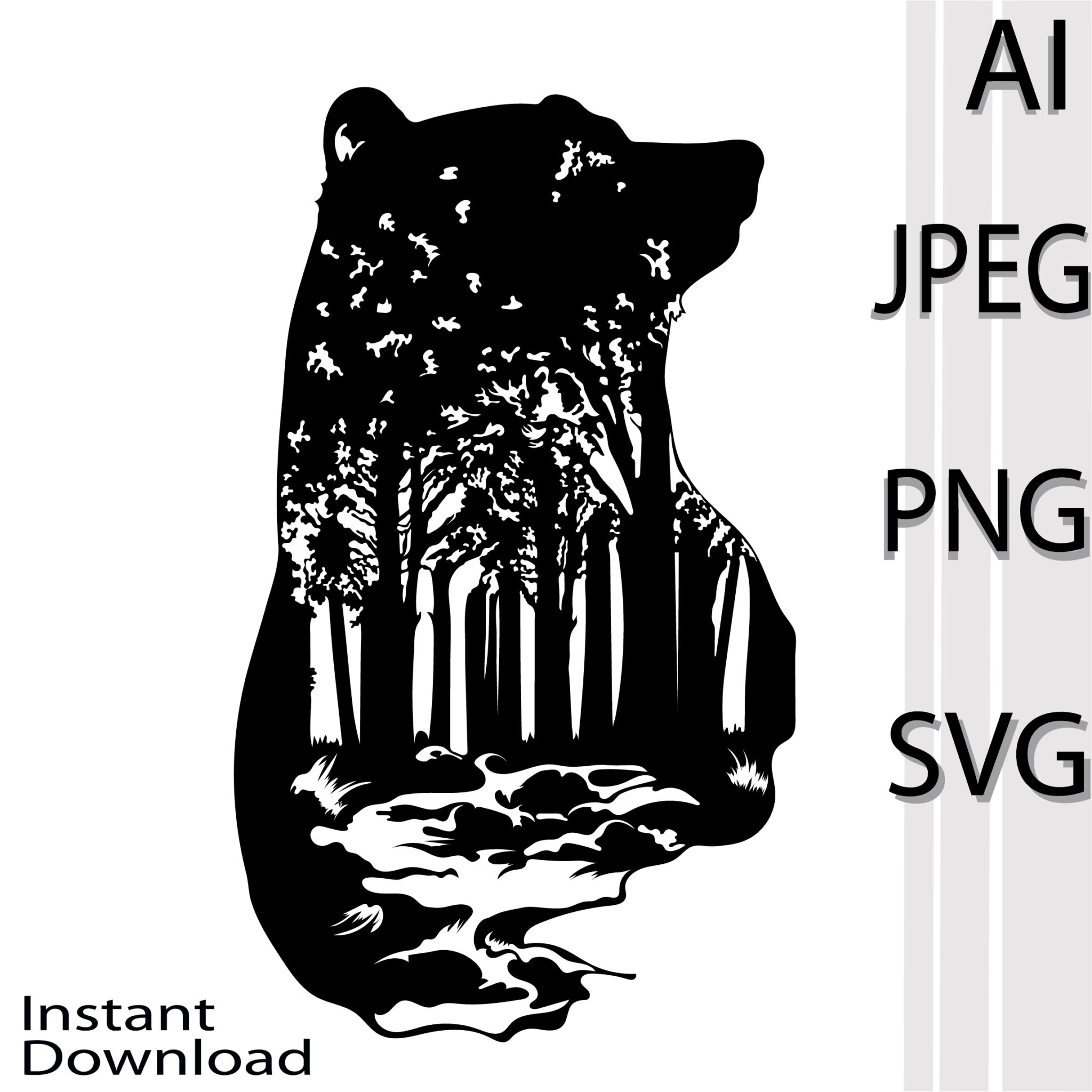 Bear SVG - MasterBundles