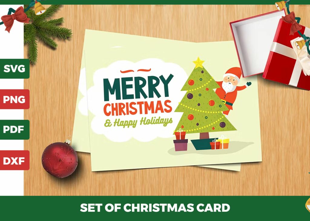 set of xmas postcard - MasterBundles