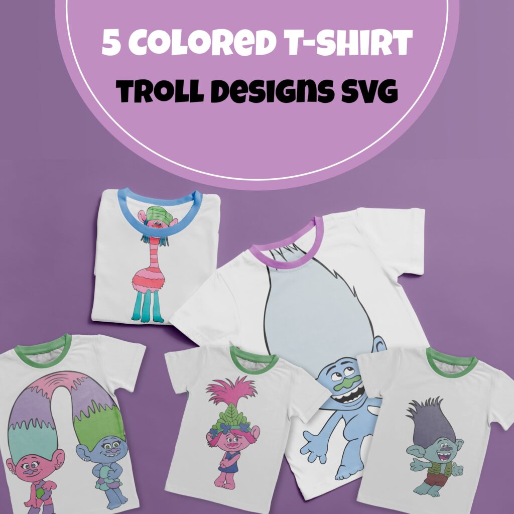 Giant Troll T-Shirt Designs Bundle – MasterBundles