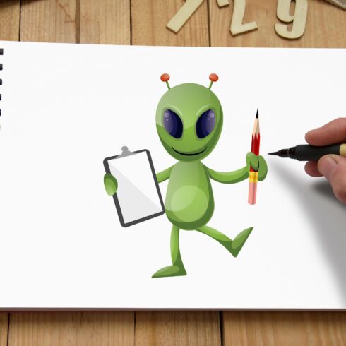 50 Alien Character Collection Illustration – MasterBundles