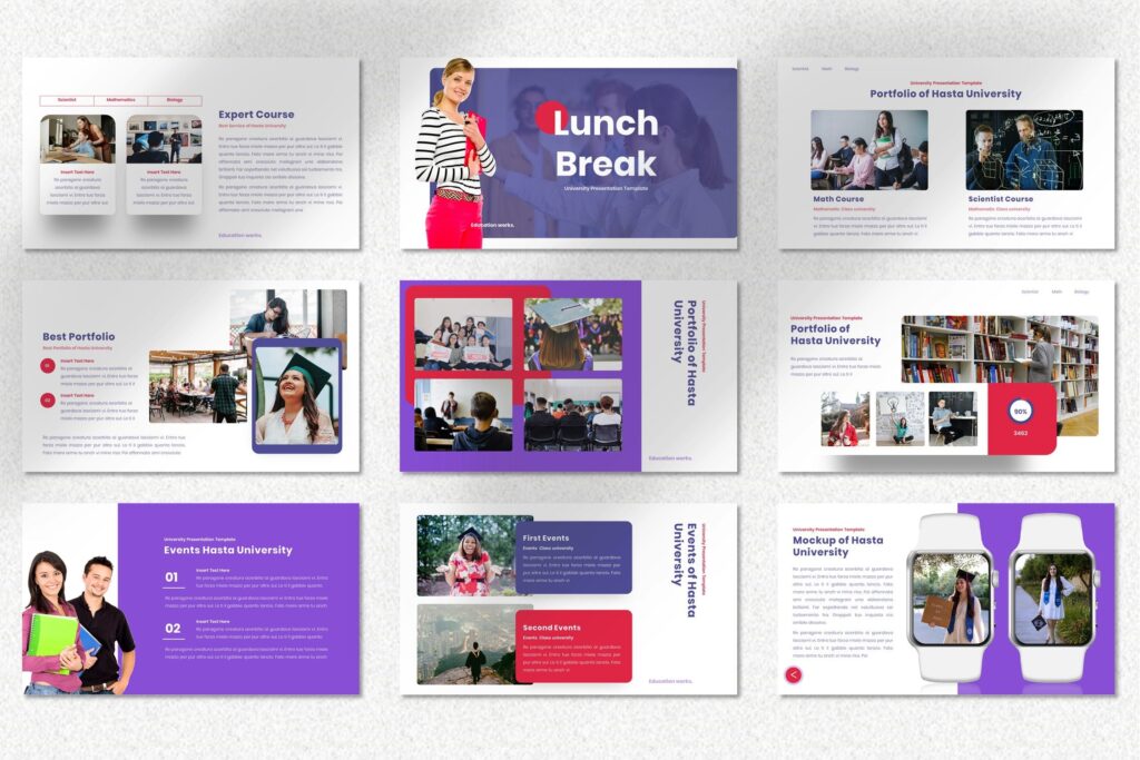 Hasta - University Powerpoint Template – MasterBundles