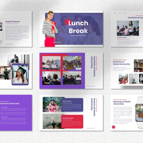 Hasta - University Powerpoint Template | MasterBundles