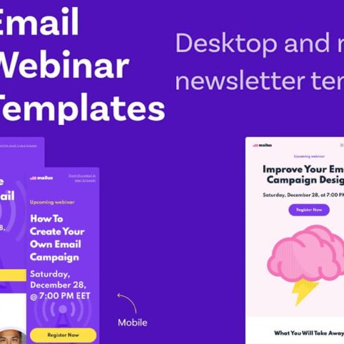 Great Webinar Email Templates | Master Bundles