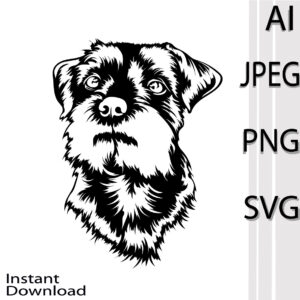 Border Terrier Dog SVG | MasterBundles