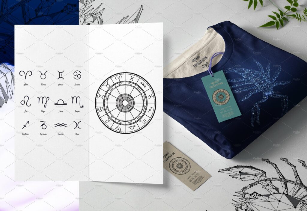 Polygonal Zodiac Signs – MasterBundles