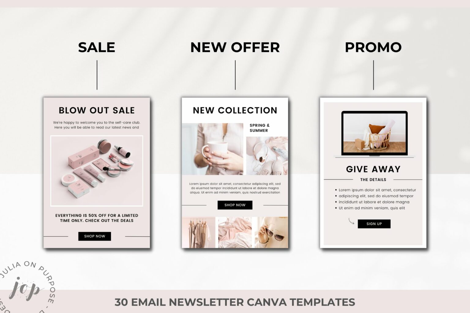 Email Marketing Canva Templates – MasterBundles