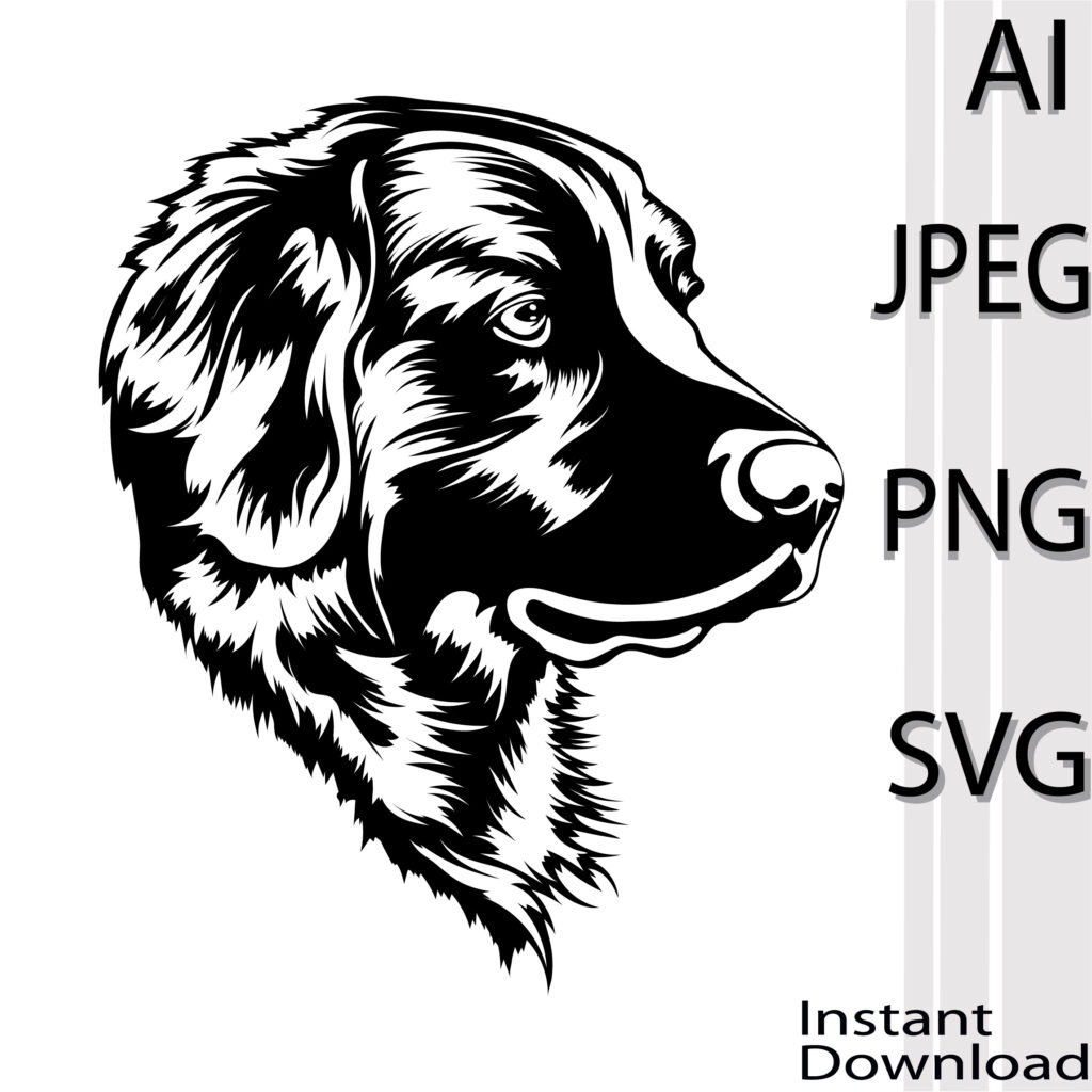 Labrador Golden Retriewer SVG - MasterBundles