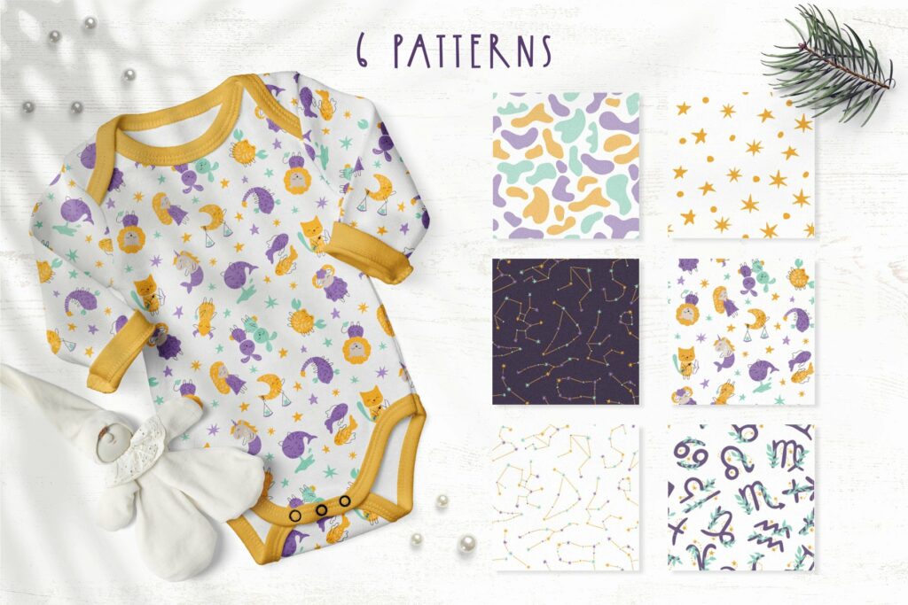 Baby Zodiac. Astrology for Kids – MasterBundles