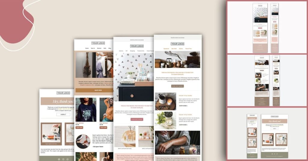 4 Mailchimp Email Templates – MasterBundles