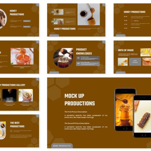 Honey Productions PowerPoint Template | Master Bundles