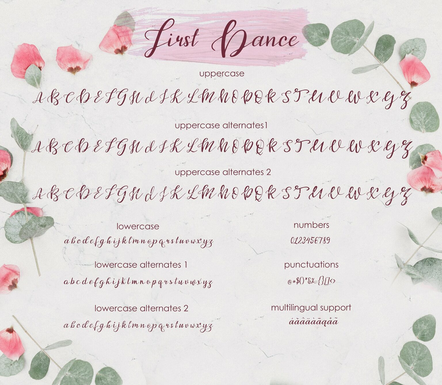 First Dance Font – MasterBundles
