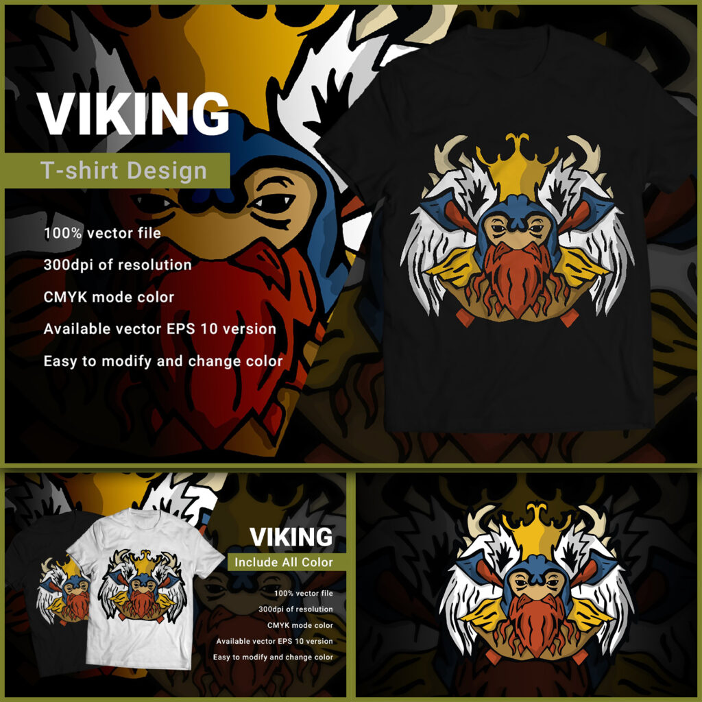 Viking | T-Shirt Design – MasterBundles