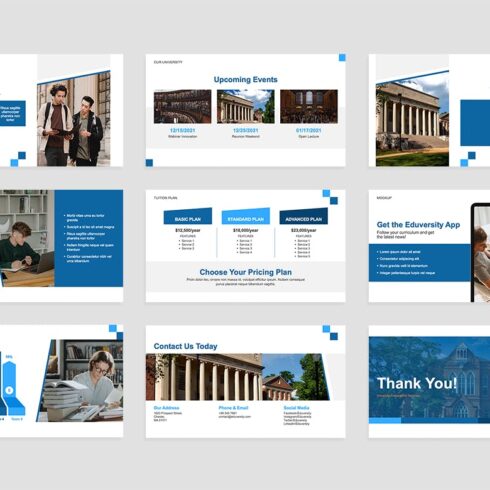 Eduversity Presentation Template | Master Bundles