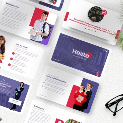 Hasta - University Powerpoint Template | MasterBundles