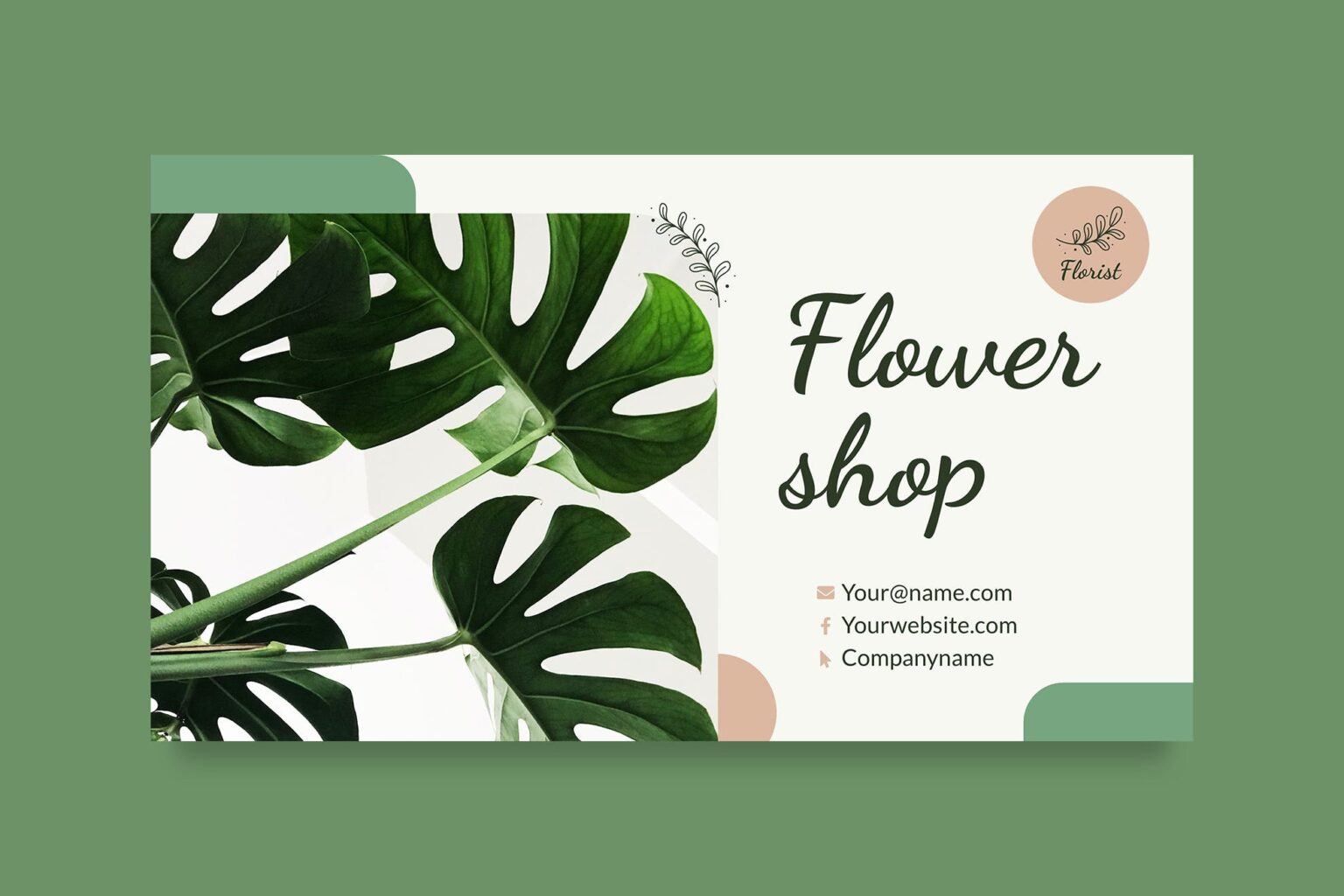 Flower Shop PowerPoint Presentation Template – MasterBundles