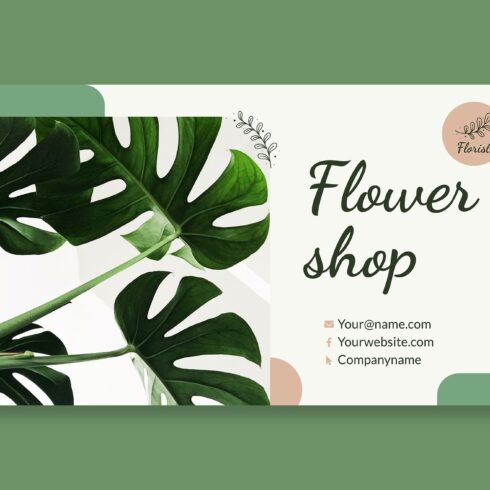 Flower Shop PowerPoint Presentation Template | MasterBundles