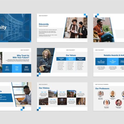 Eduversity Presentation Template | Master Bundles