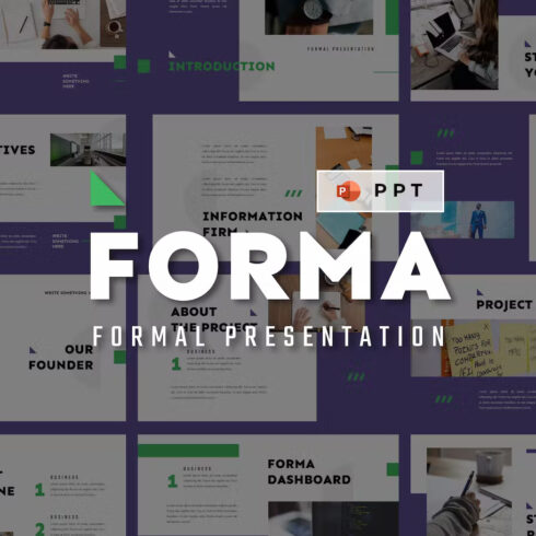 Forma - Formal PowerPoint Template | MasterBundles