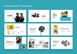 Colleg – Education PowerPoint Presentation Template | MasterBundles