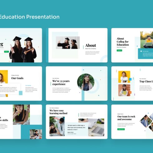Colleg – Education PowerPoint Presentation Template | MasterBundles