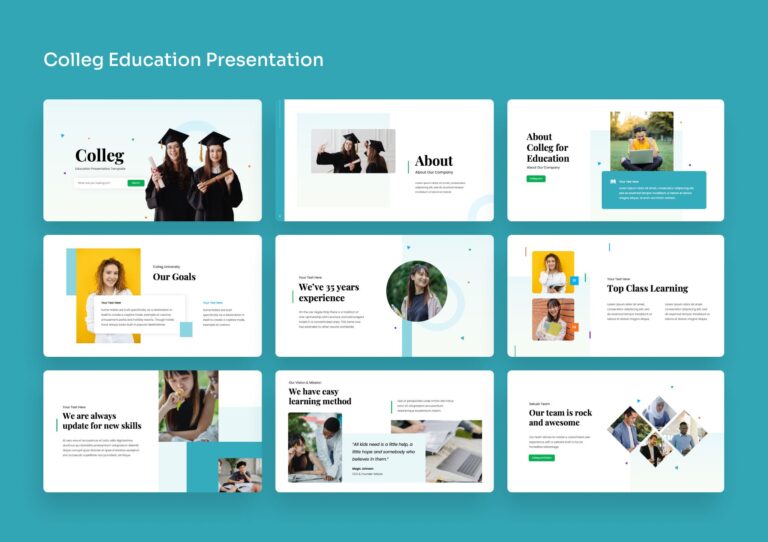 Colleg – Education PowerPoint Presentation Template – MasterBundles