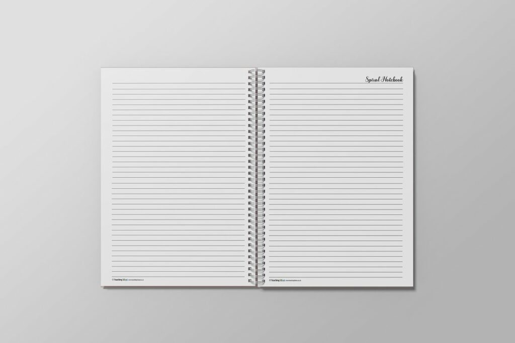 A5 Spiral Notebook Mockup – MasterBundles