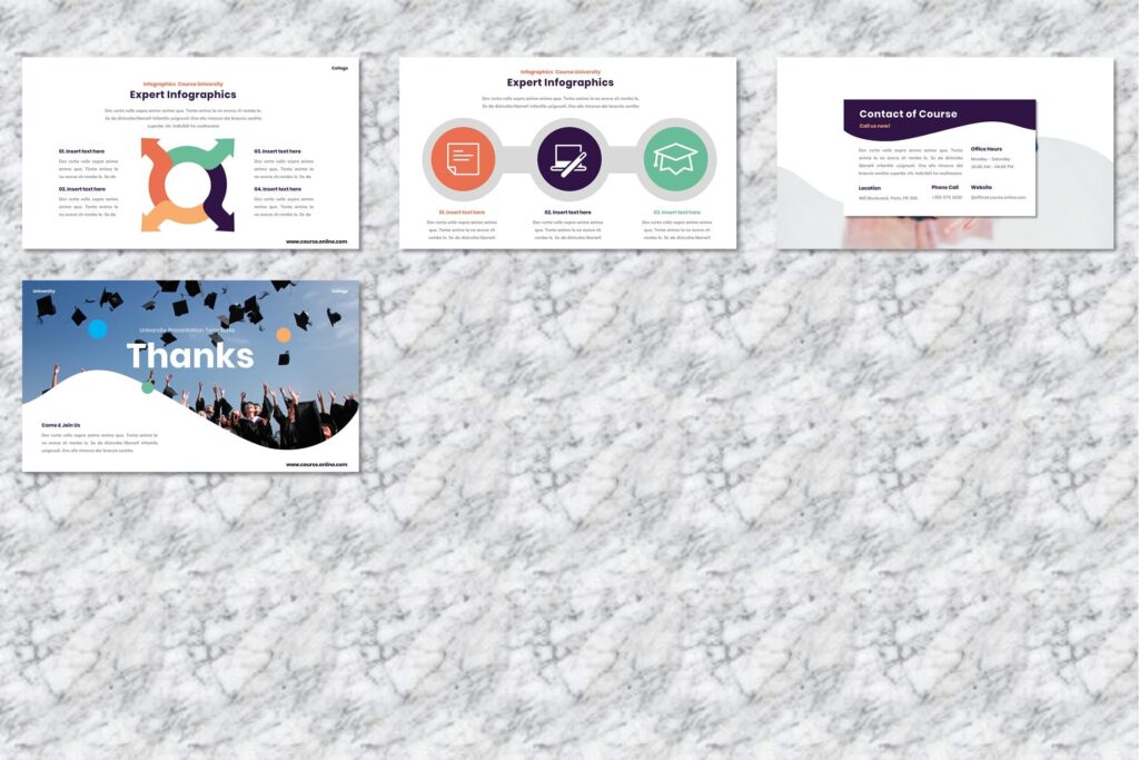 Course - University Powerpoint Templates – MasterBundles