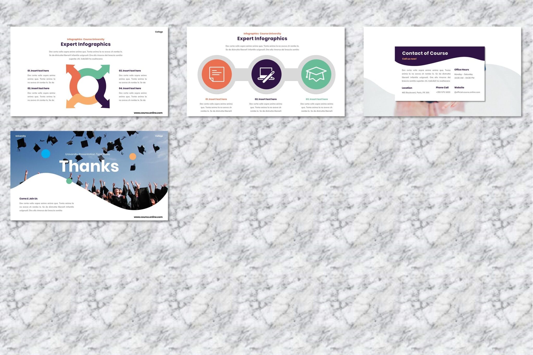 Course - University Powerpoint Templates – MasterBundles
