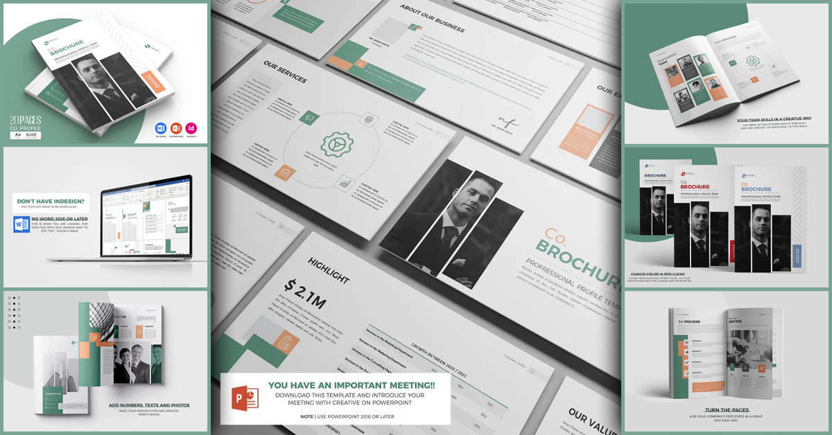 PPT & Docx Brochure Template – MasterBundles