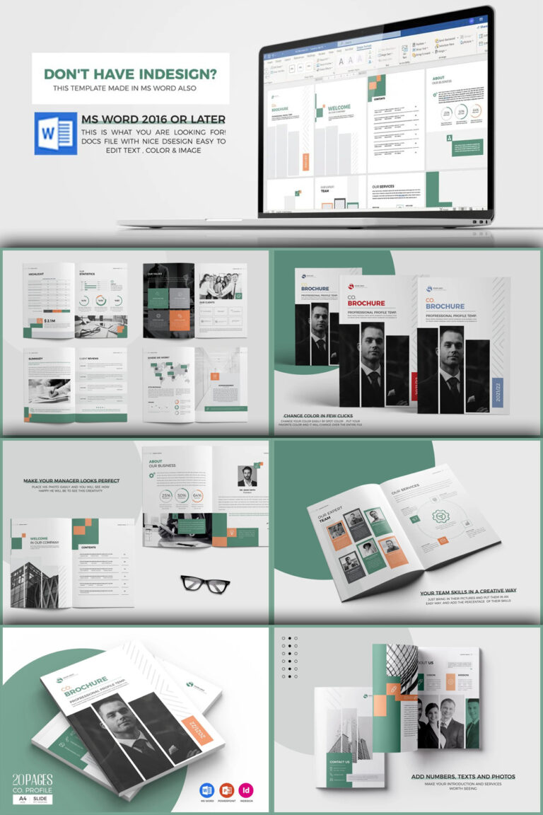 PPT & Docx Brochure Template – MasterBundles