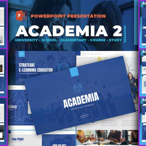 Academia - University School PowerPoint Template | MasterBundles