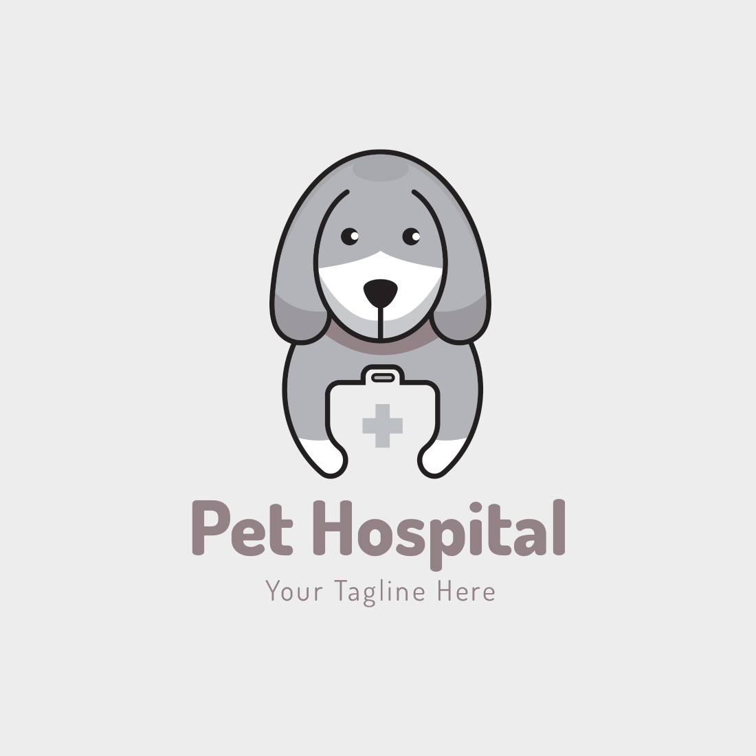 Pet Hospital Logo Design Template - MasterBundles
