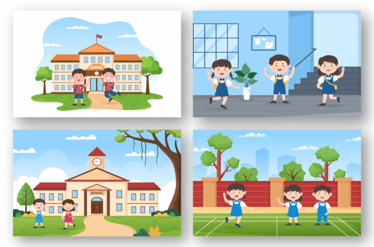 10 Students After School Illustration - MasterBundles