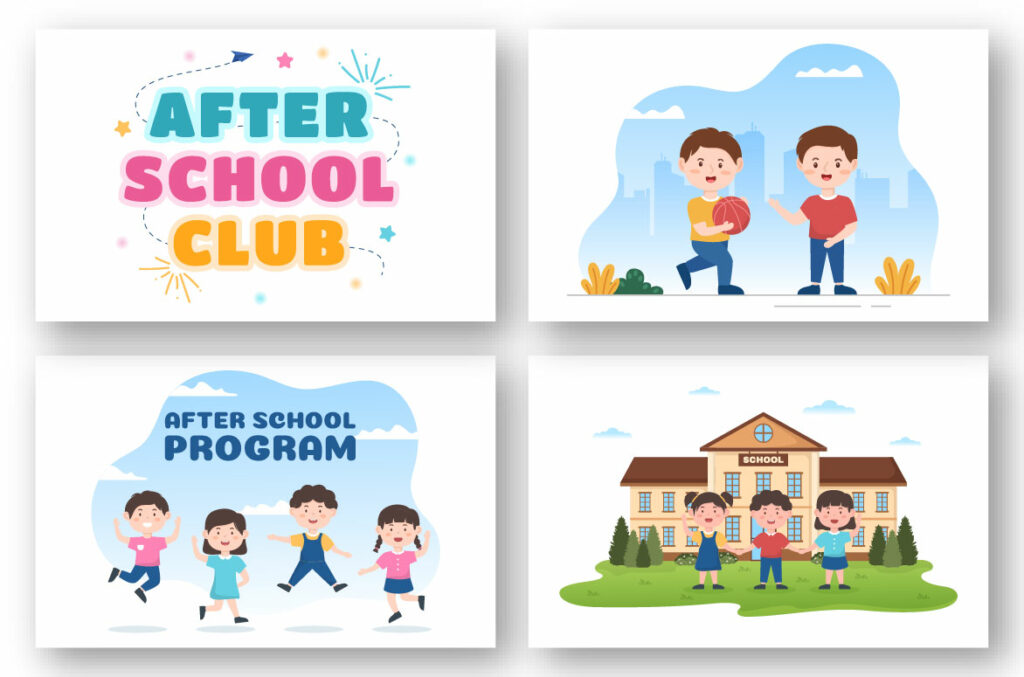 10 Students After School Illustration - MasterBundles