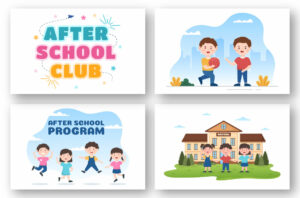 10 Students After School Illustration - MasterBundles