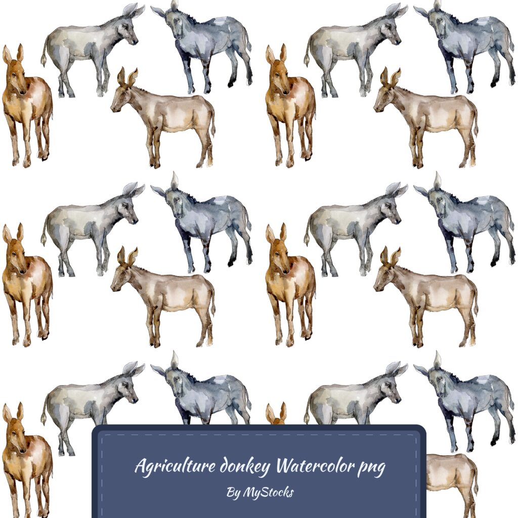 Donkey SVG Cut File – MasterBundles