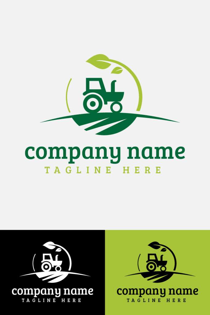Tractor logo or farm logo template, Suitable for any business related ...