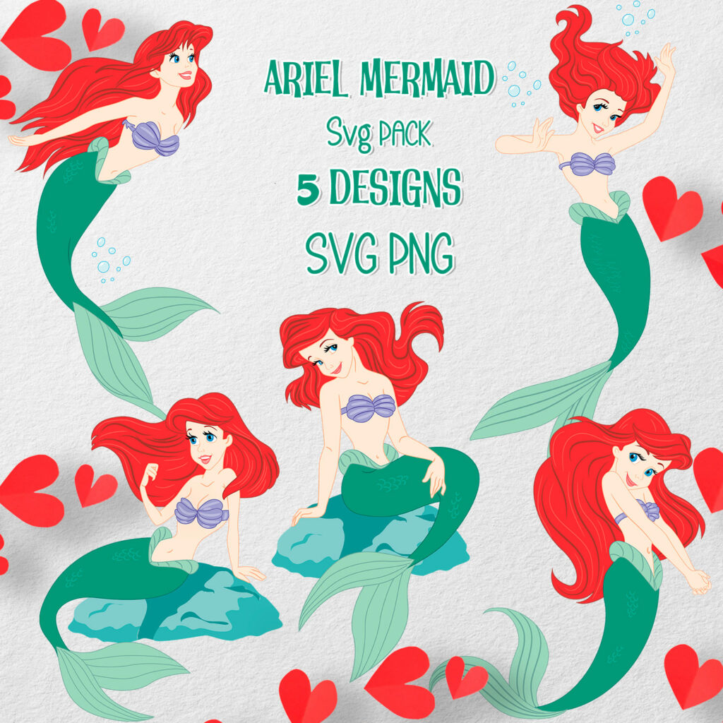 The Little Mermaid SVG - MasterBundles