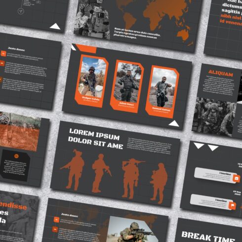 Army Training Powerpoint Template – MasterBundles
